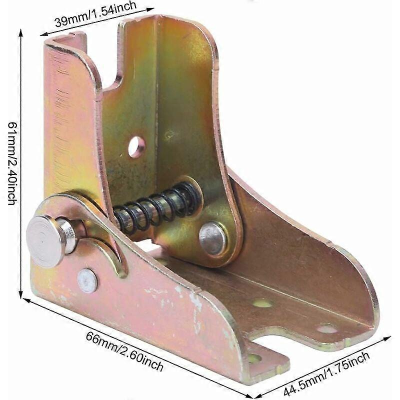 4PCS Folding Table Leg, Lock Extension Table Bed Leg, Hot Rolled Steel ...