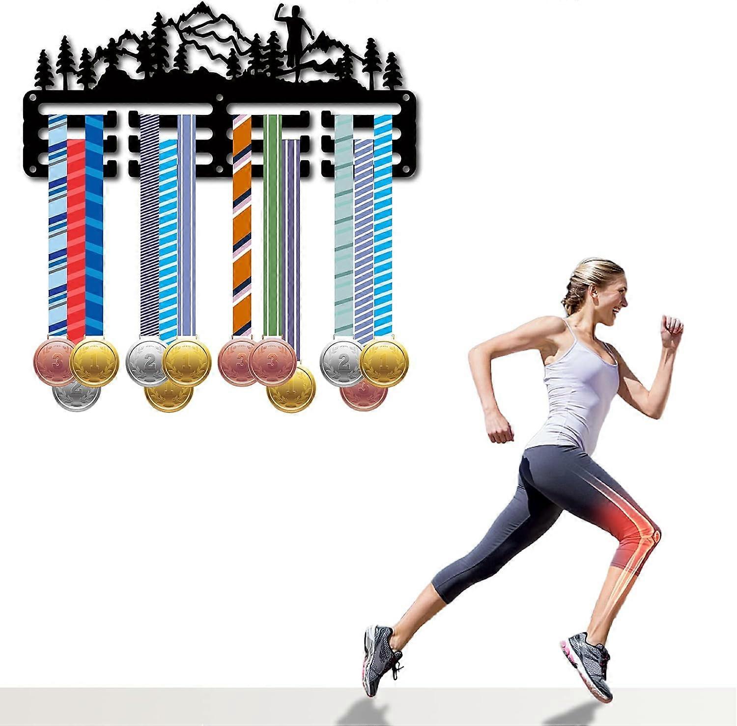 Trail Running Medal Hanger Display Medal Holder Rack Sports Metal ...