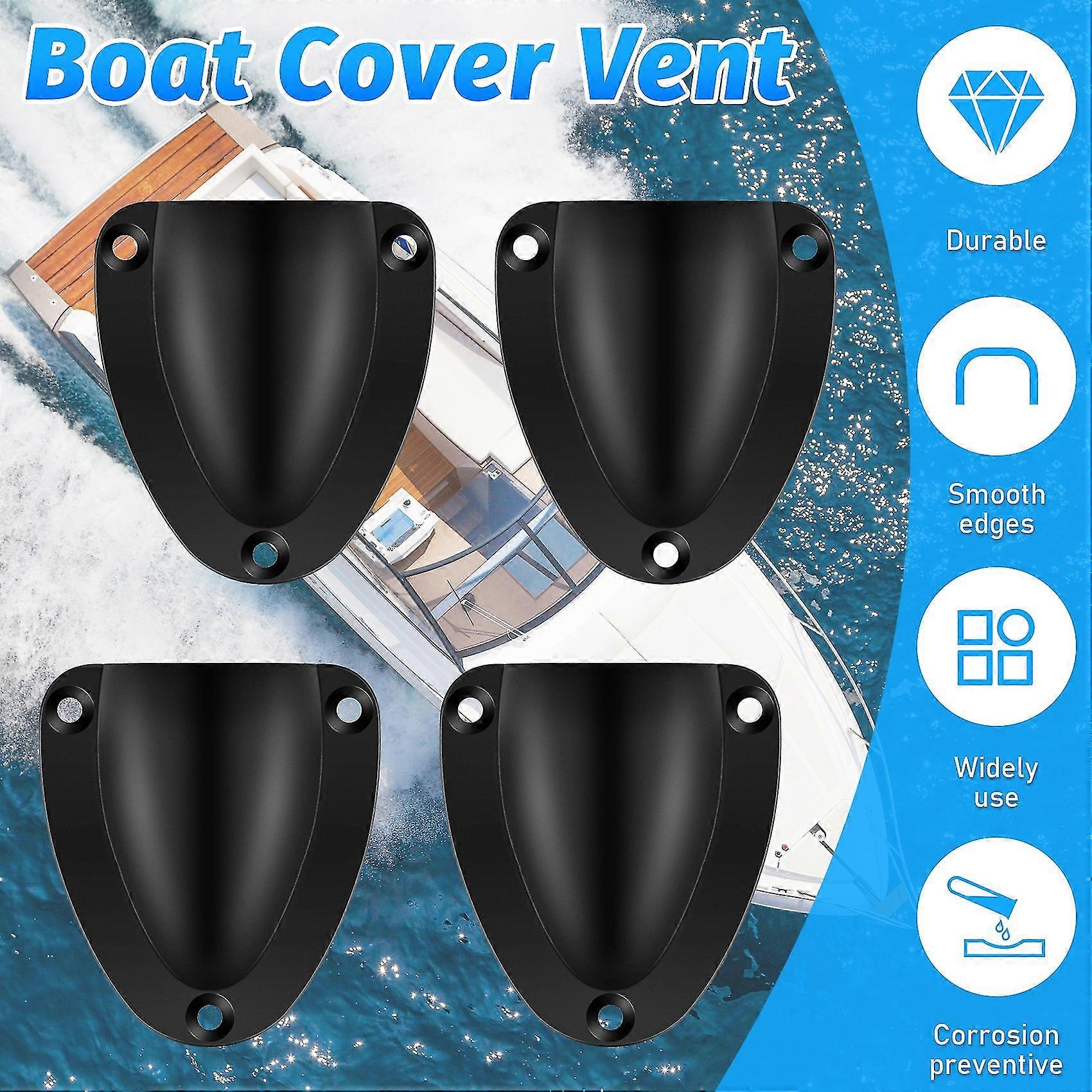 Marine Wire Cable Vent Cover - 2.5" Nylon Clamshell Vent for Boat ...