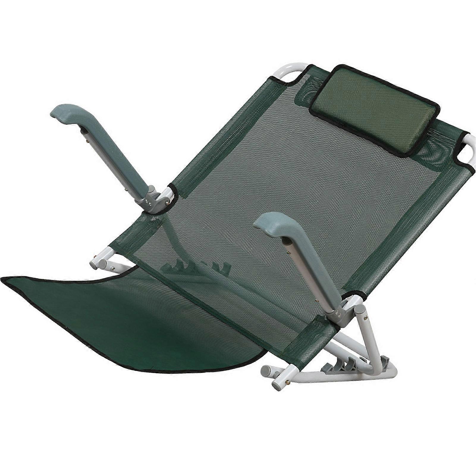 Adjustable Bed Backrest Portable Folding Sit Up Back Rest With Head ...