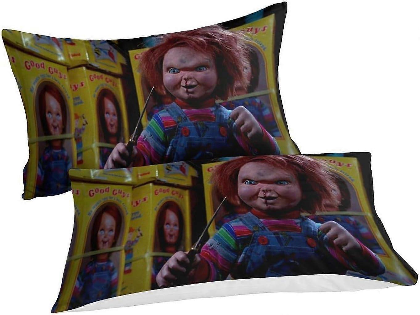 3 Piece Bedding Set Chucky Doll Duvet Cover with 2 Pillowcases 3D ...