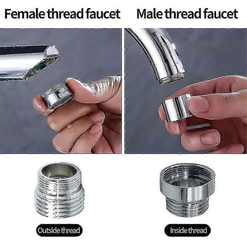 Water Faucet Coupler 1/2 To M16 M18 M20 M22 M24 M28 Thread Connector ...