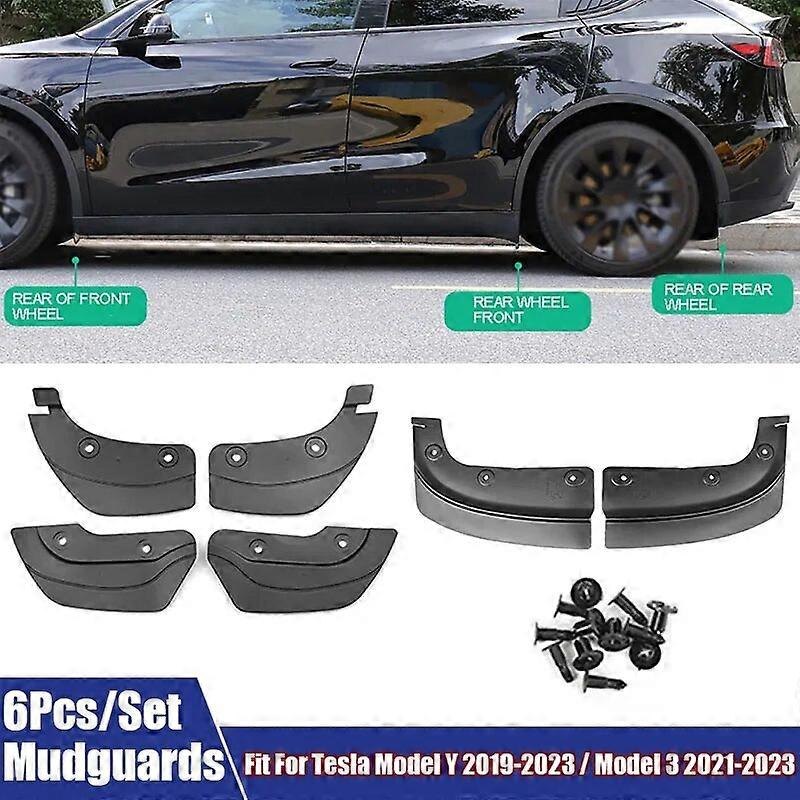 Fit For Tesla Model Y 2019-2023 / Model 3 2022-2023 Front Rear Wheel ...