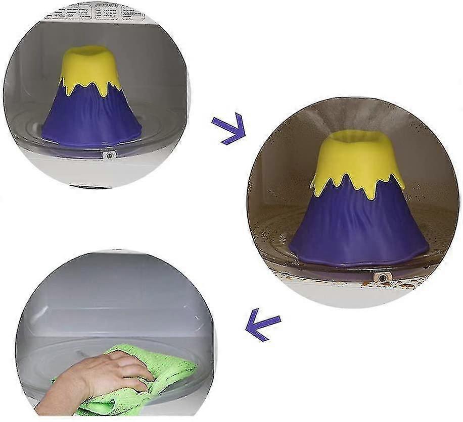 Volcano Microwave Cleaner- Microwave Oven Steam Cleaner,high ...