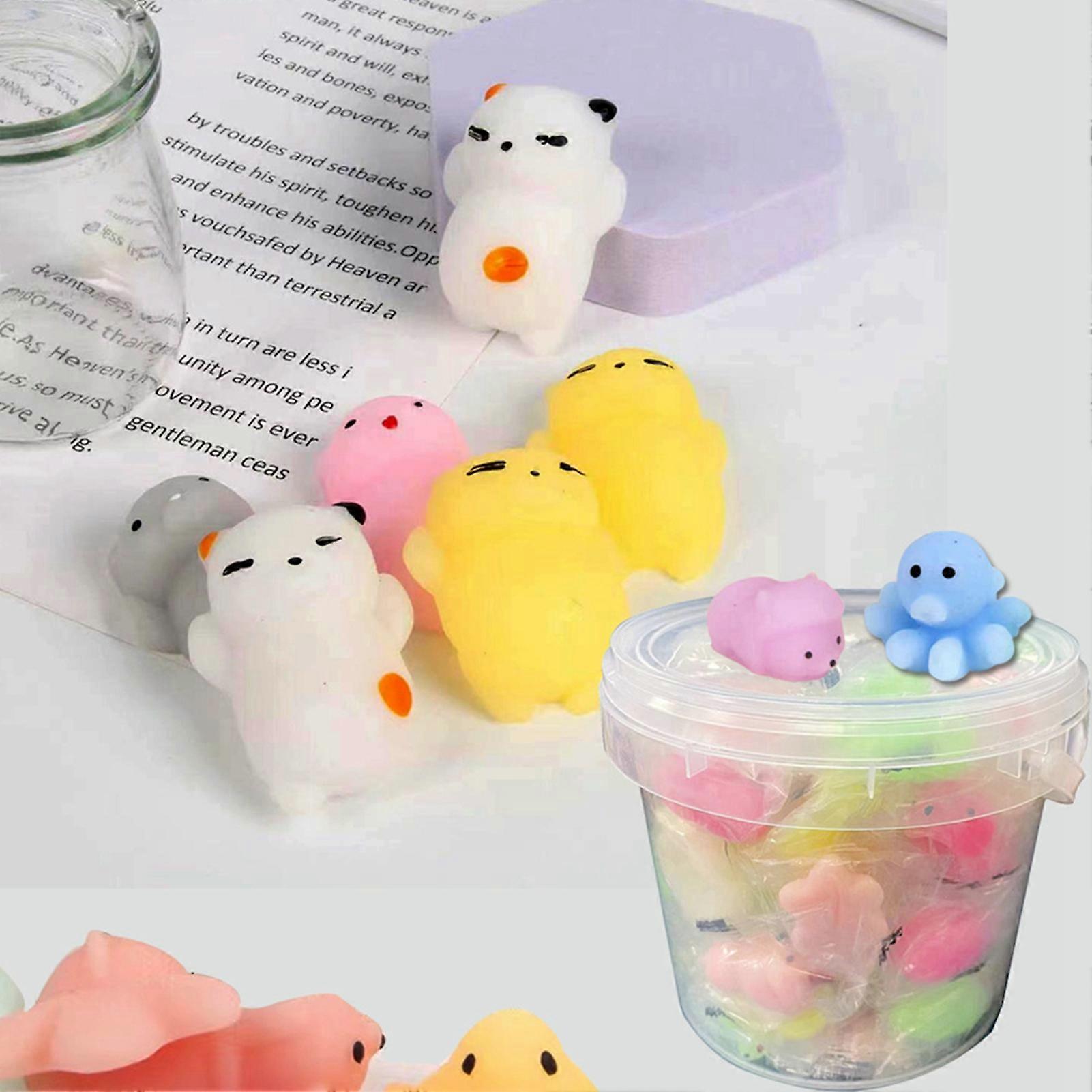 36pcs Bulk Squeeze Toy Colorful Stress Reliver Squeeze Toy With Storage ...