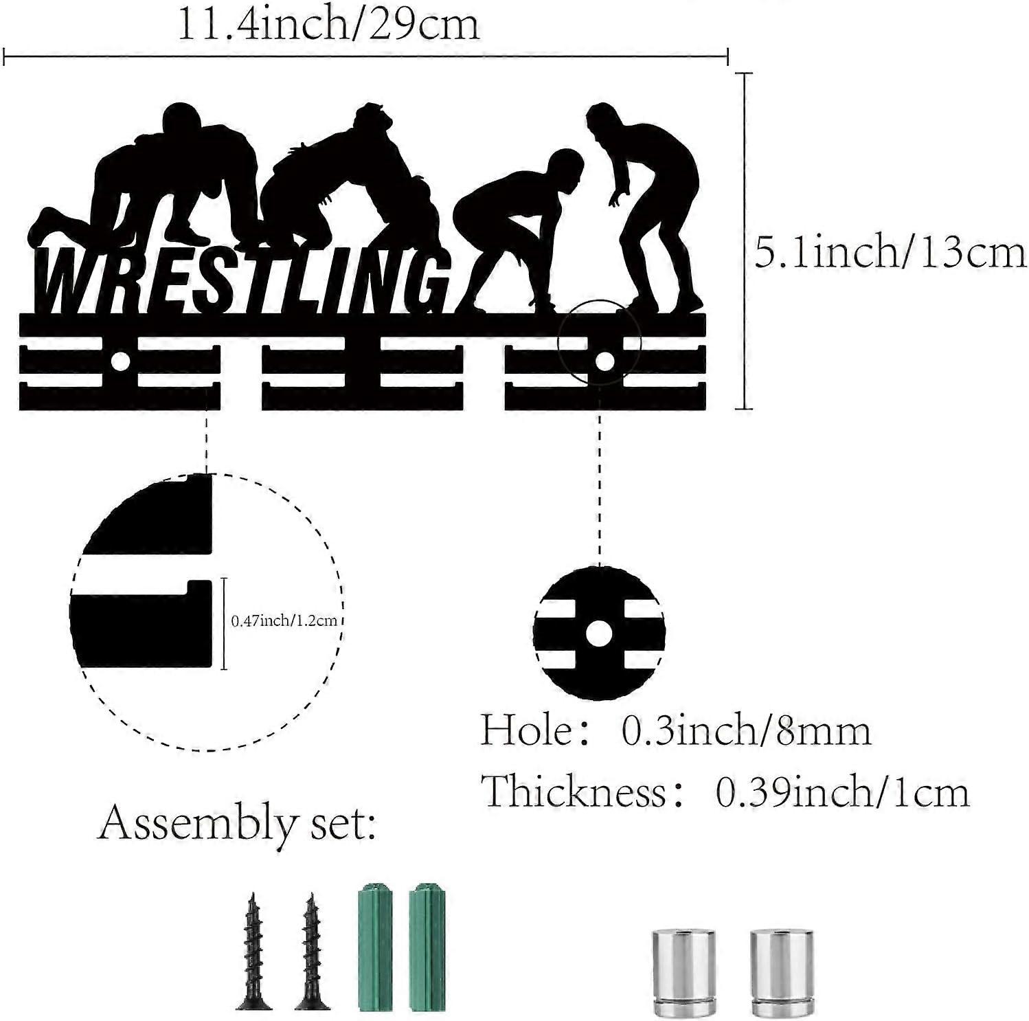 Wrestling Medal Holder Medal Hangers Display Acrylic Medal Rack Sports ...
