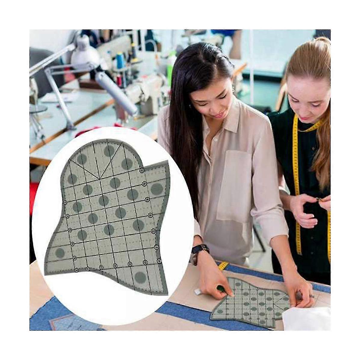 Grids Scallop Quilting Template Mesh Scallop Quilting Template Home ...