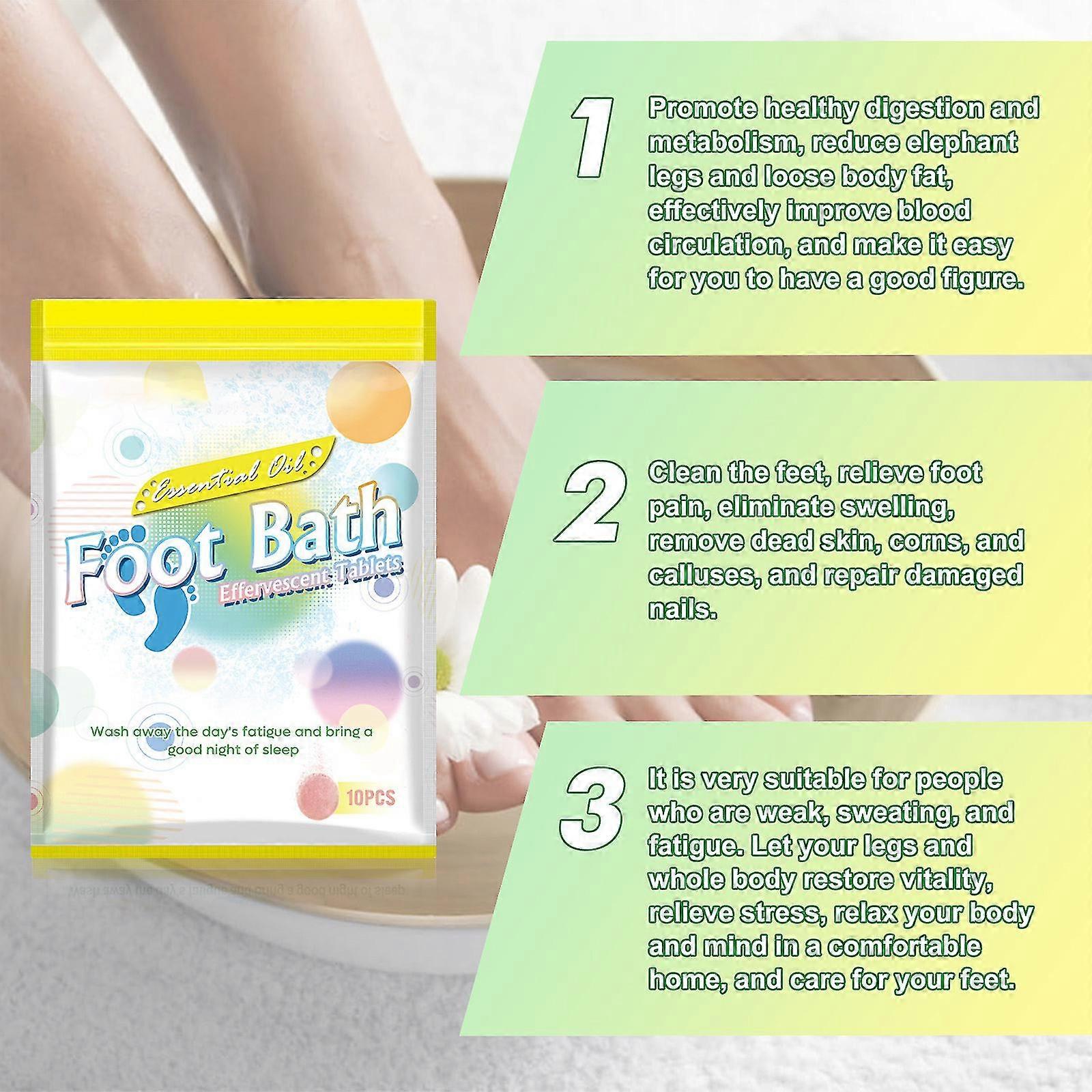 Essential Oil Foot Bath Effervescent Tablets, Foot Soak Foot Bath Bombs ...