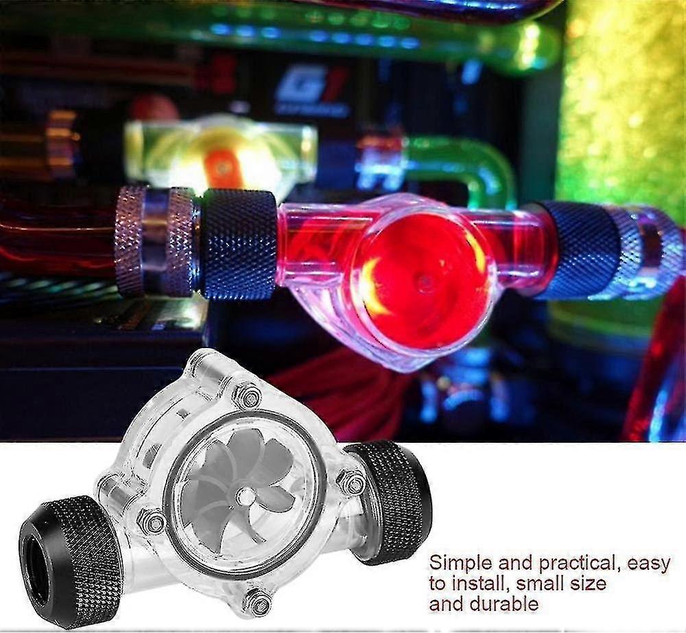 Watercooling Flow Meter G1/4inch Female To Female Radiator Flow Meter ...