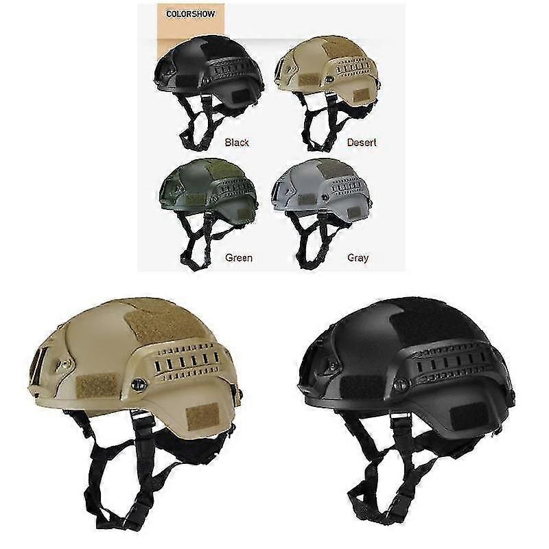 Military Tactical Helmet Airsoft Gear Paintball Head Protector With ...