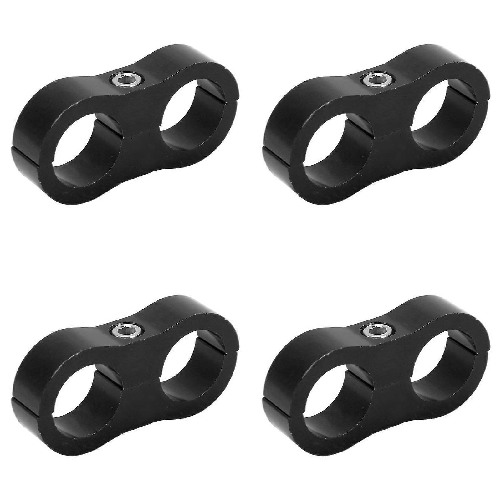 4 Pcs 10AN Hose Separator Clamp Fuel Line Mounting Clamp Mounting ...