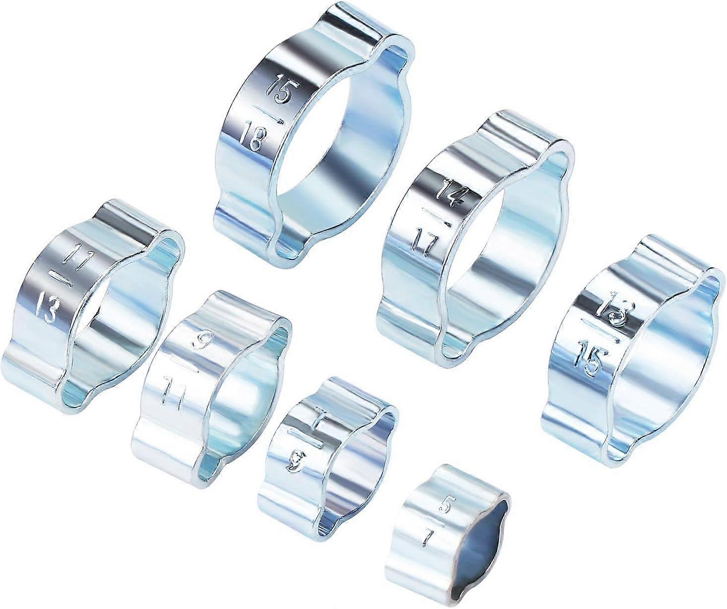 Double Ear O Clips Pipe Clamps, Zinc Plating Tube Pipe Clamps, Pipe ...