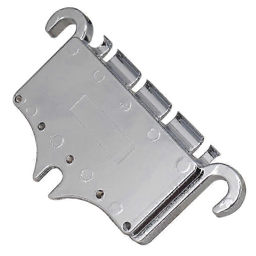 3 Point 4 String Bass Bridge Tailpiece Zinc Alloy Bridges With Saddle Replacement Parts For Epi ...