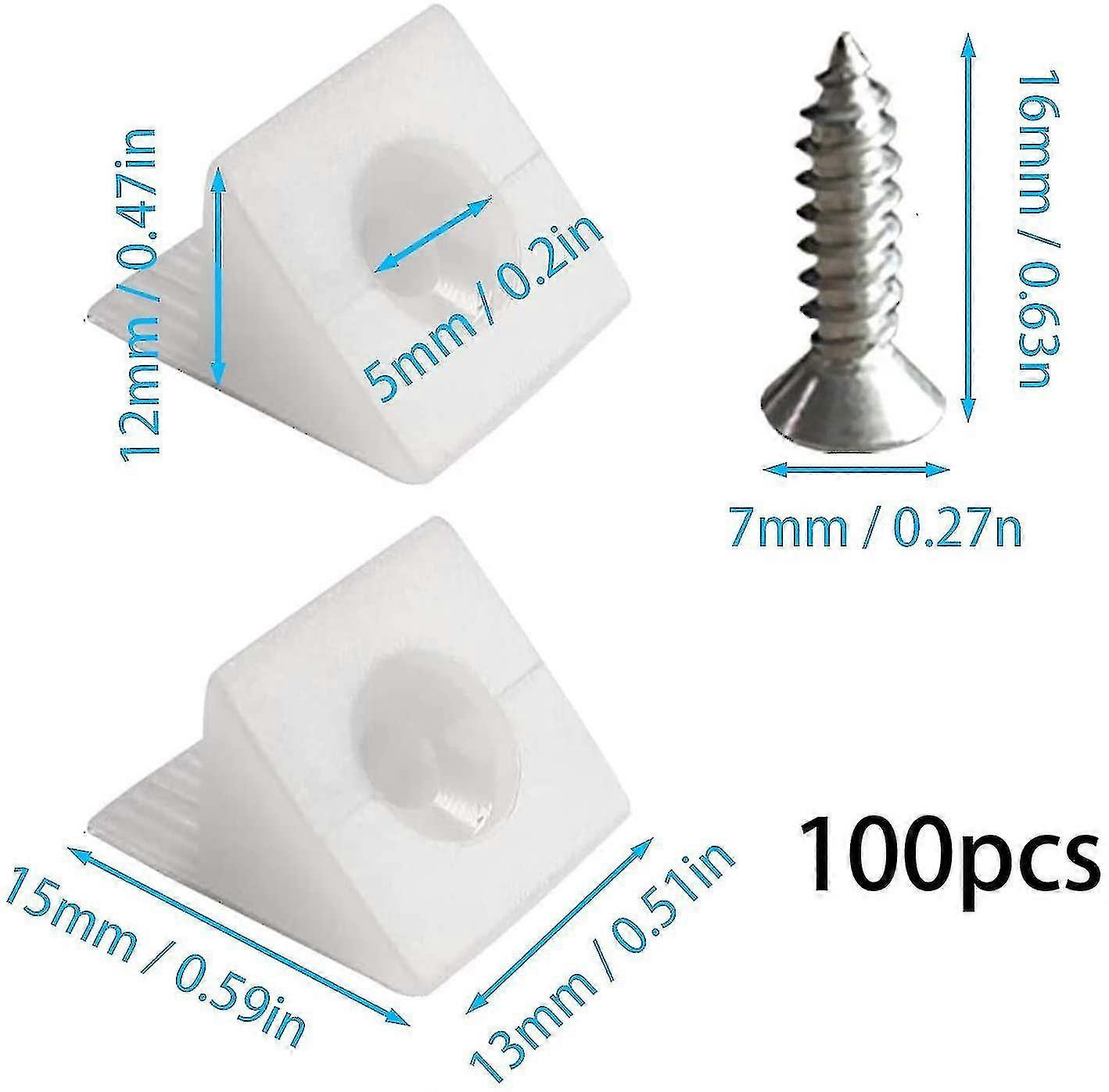 100pcs Drawer Supports Drawer Bottom Sagging Repair Fix Kit Furniture ...