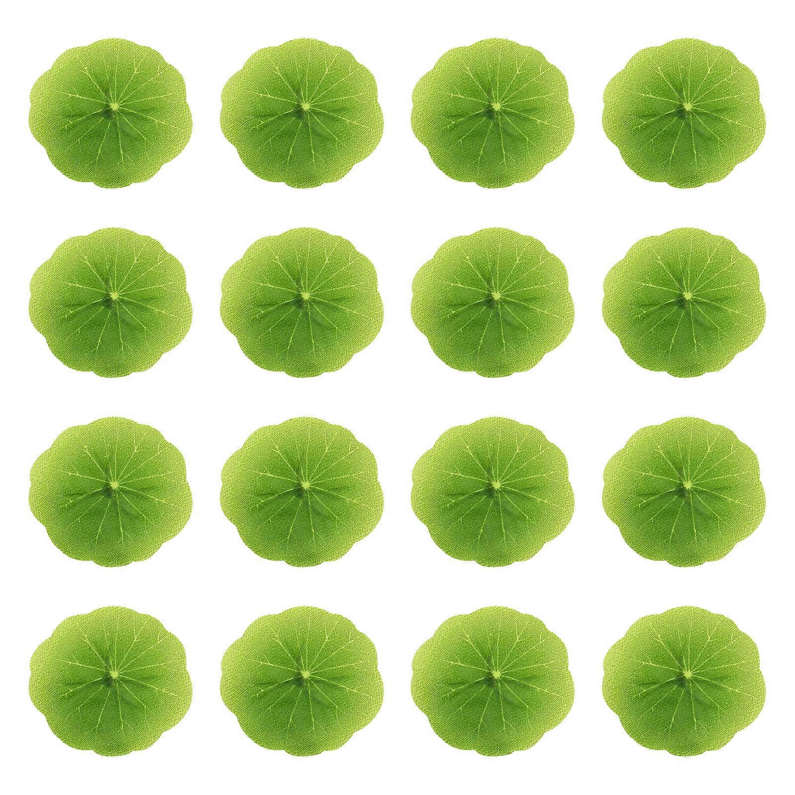 30pcs Artificial Lotus Leaves Realistic Water Lily Pads Plastic Lotus ...