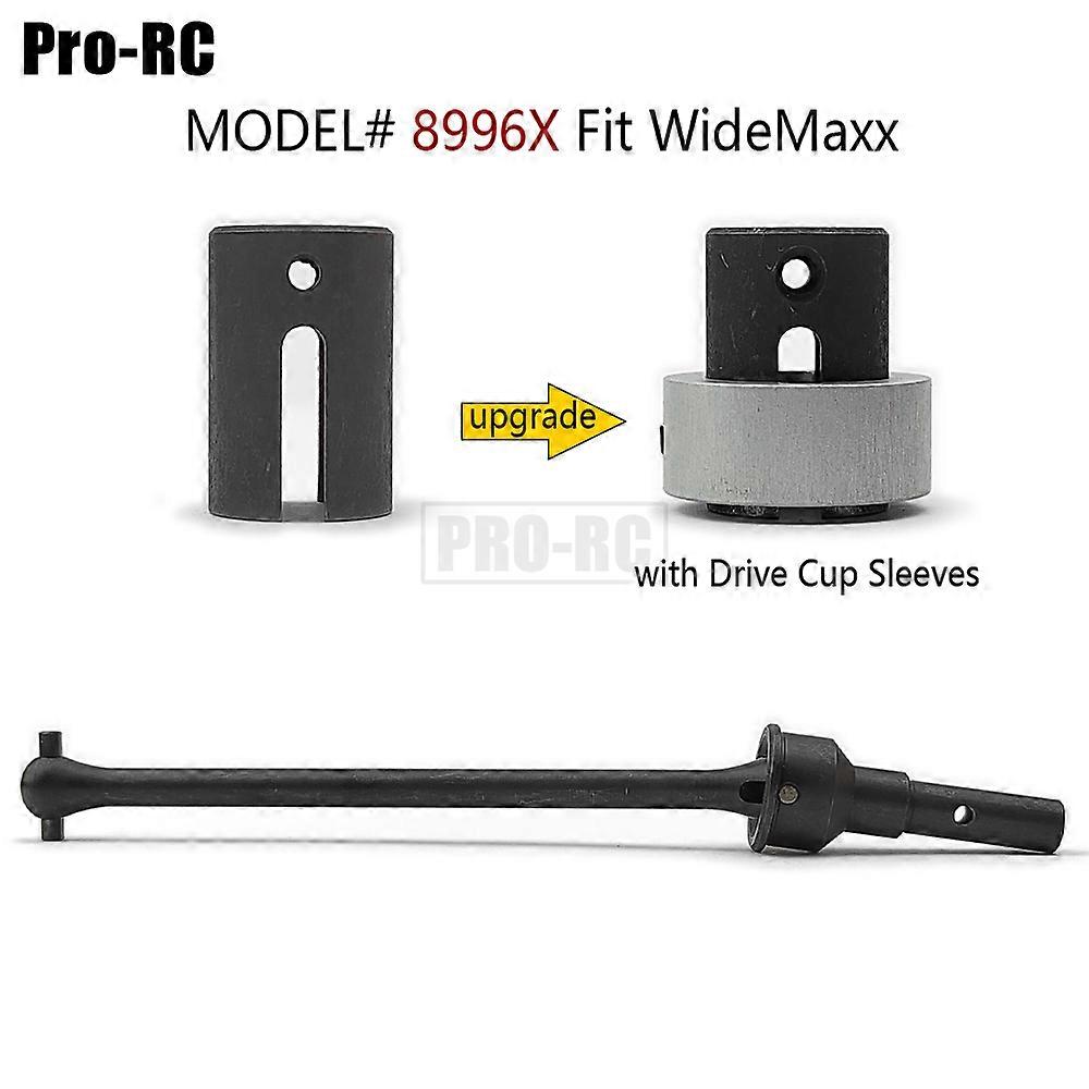 4Pcs Steel 8950X 8996X Extended Drive Shaft CVD & Sleeves with Splined ...