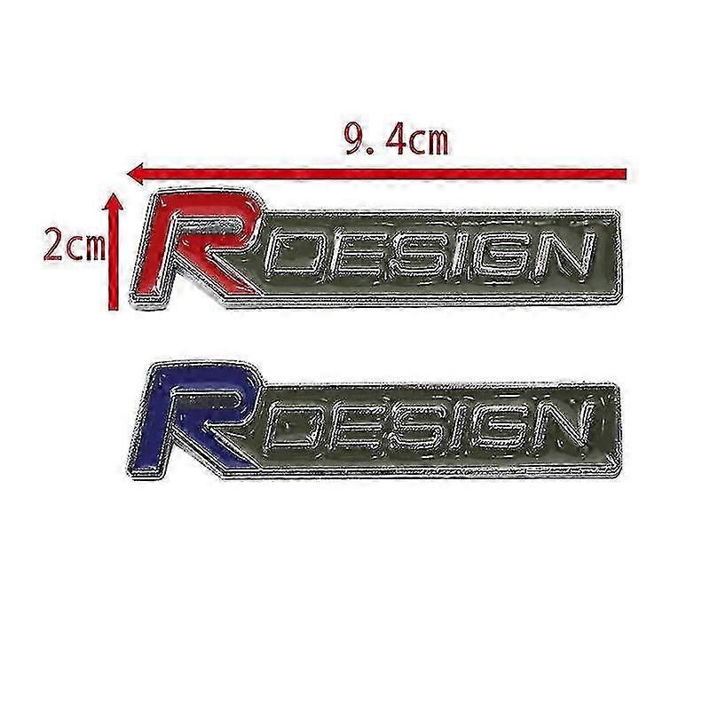 3d Metal R Design Logo Car Front Grill Emblem For Volvo V40 Cx60 C30 ...