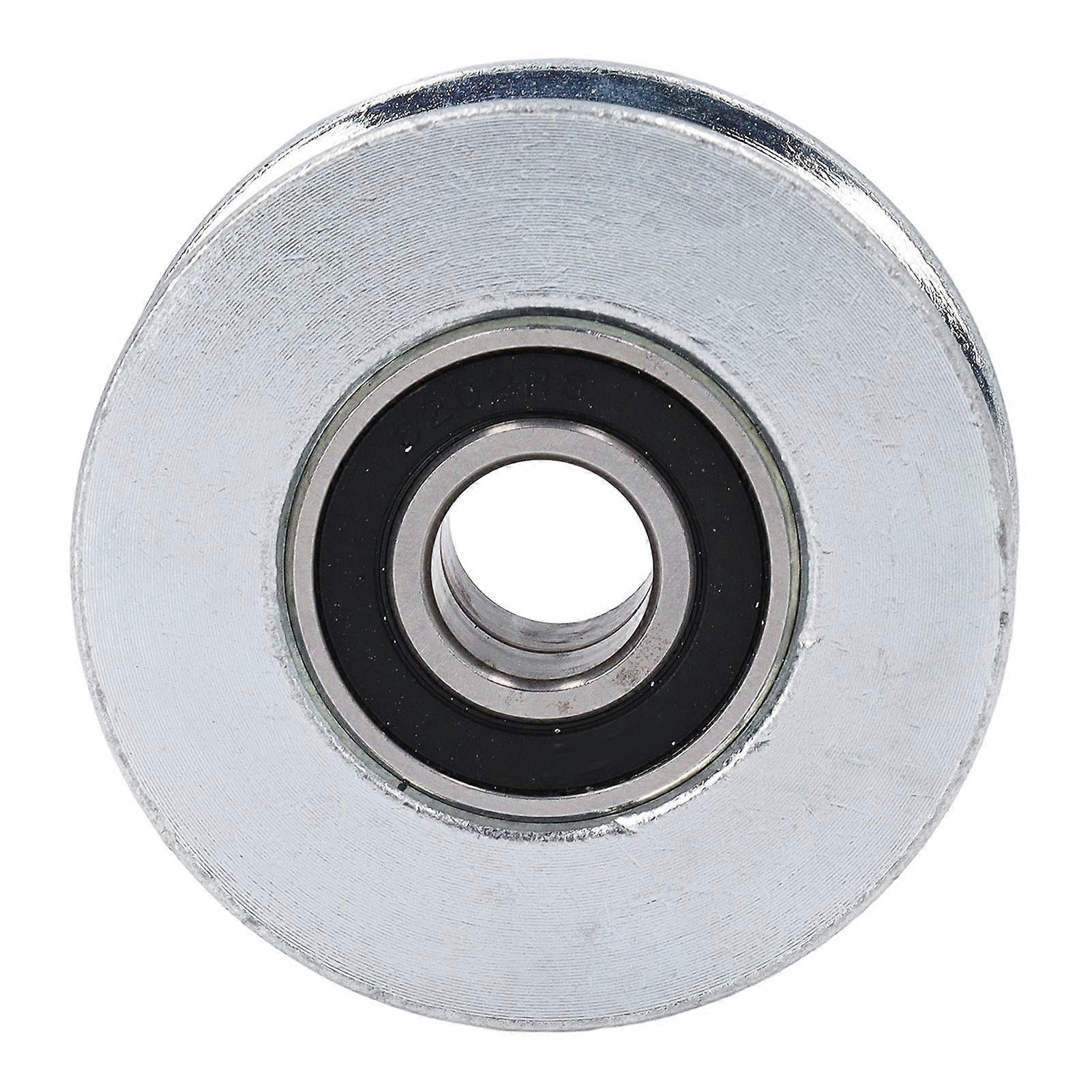 U Groove Bearing Pulley Alloy Steel Guide Wheel for Sliding Gate ...
