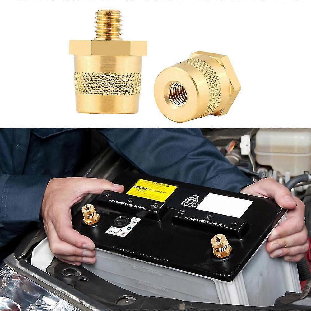 1 pair set battery pole adapter M8 standard pole screw pole battery ...