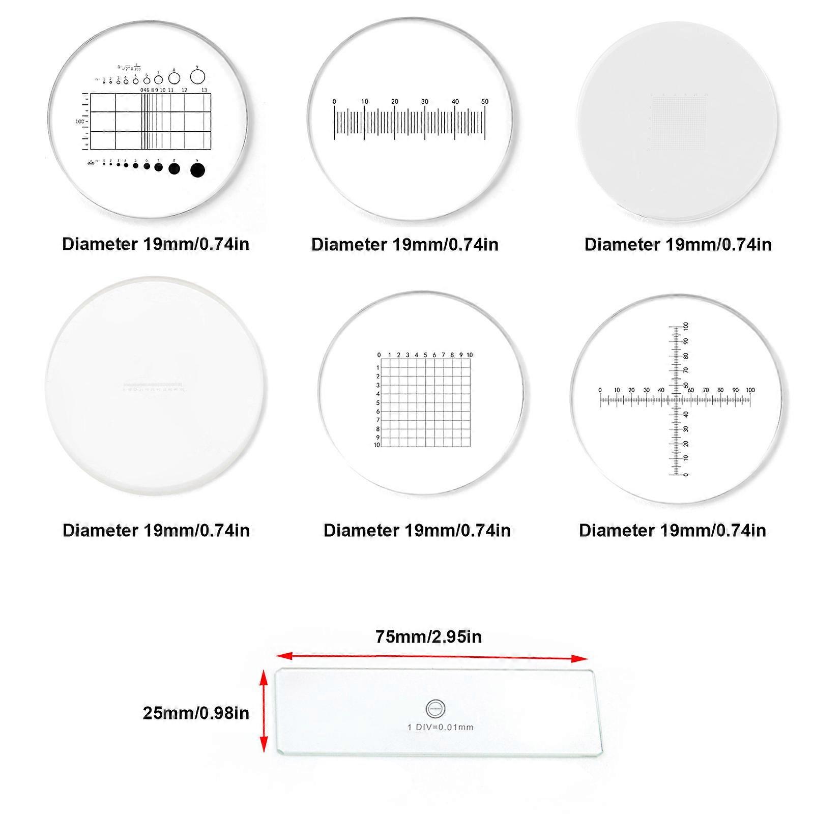 High Precision Microscope Calibration Slide Ocular Reticle Stage ...