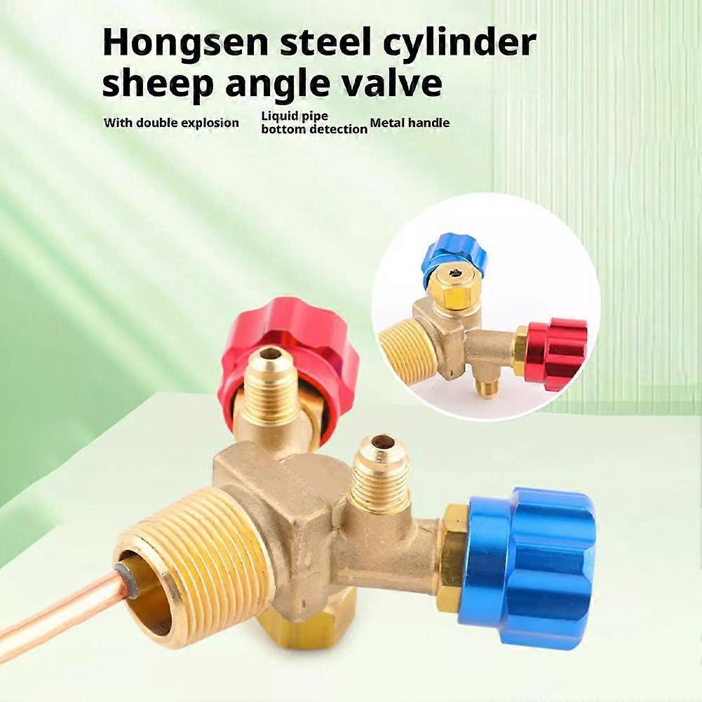 Special Cylinder Valve For Refrigerant Recovery And Filling Hand Valve ...