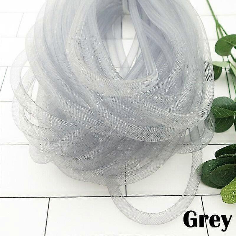 Mesh Tube Ribbon Tubing Hair Shoes Bag Costume DIY Craft Christmas 10mm ...