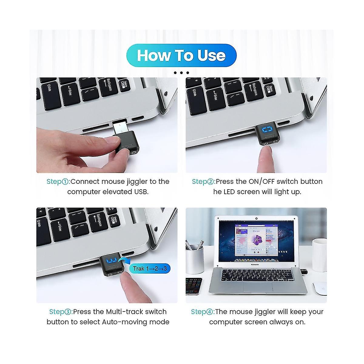 Usb Mouse Jiggler - Undetectable Mouse Mover With Separate Mode And On ...