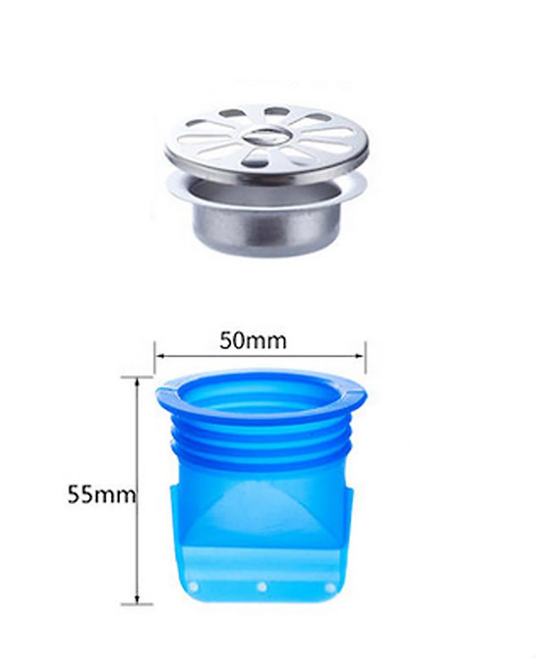 Adjustable Drain Backflow Preventer, Silicone Sink Floor Drain, One-Way ...