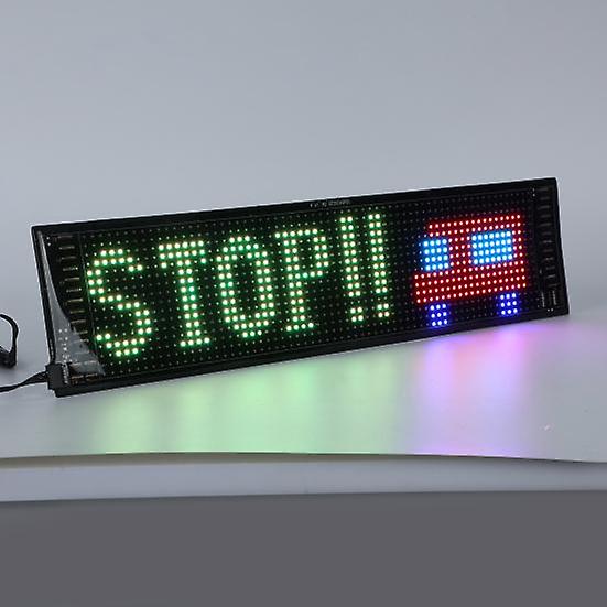 Scrolling Huge Bright Advertising LED Sign Super Bright Multi-color ...