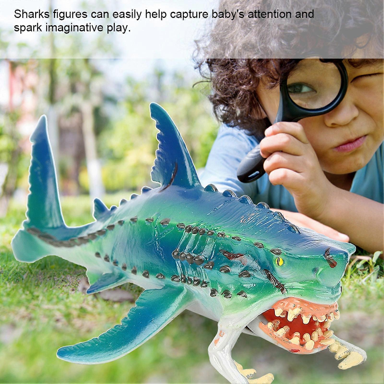 Sharks Figure Simulation Toys Animal Sharks Figures Model Toys Plastic ...