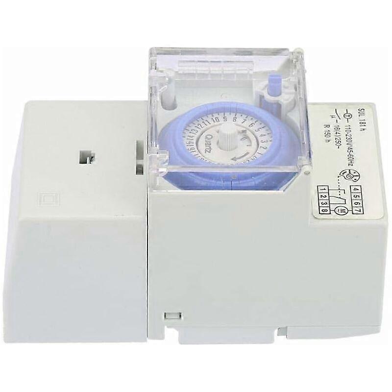 Timer, 24 Hour Time Switch, 110-230V SUL 181H Timer Analog Mechanical ...