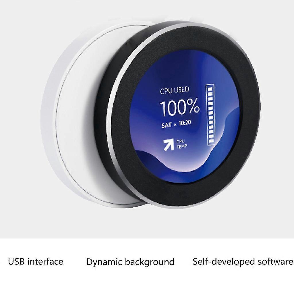 USB Water Cooler Screen- 2.1Inch Round Water-cooled 480x480 Secondary ...