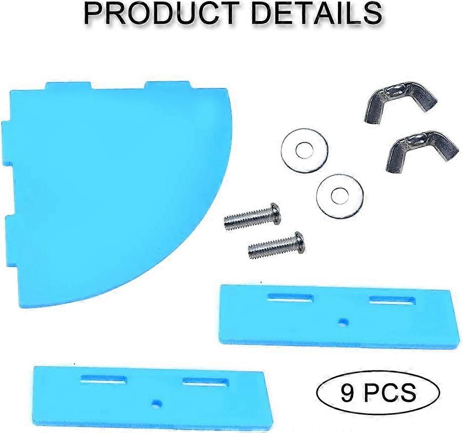 Hamster Platfrom, Fan-shaped Hamster Cage Accessories Rest and Play ...