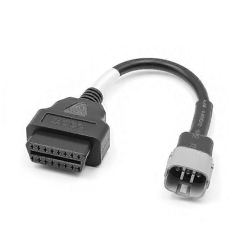 "2pcs Pack" Suzuki Motorcycle 6-pin To 16-pin Adapter Obd2 Engine Fault ...