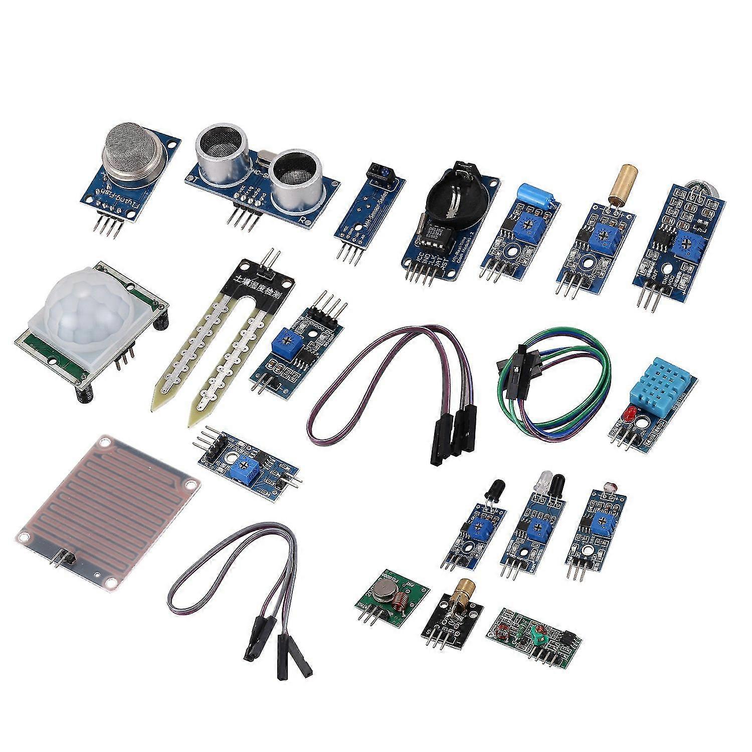 16 In 1 Modules Sensor Kit Project Super Kits For R3 Mega328 Nano 3 2 Model B K62 | Fruugo UK