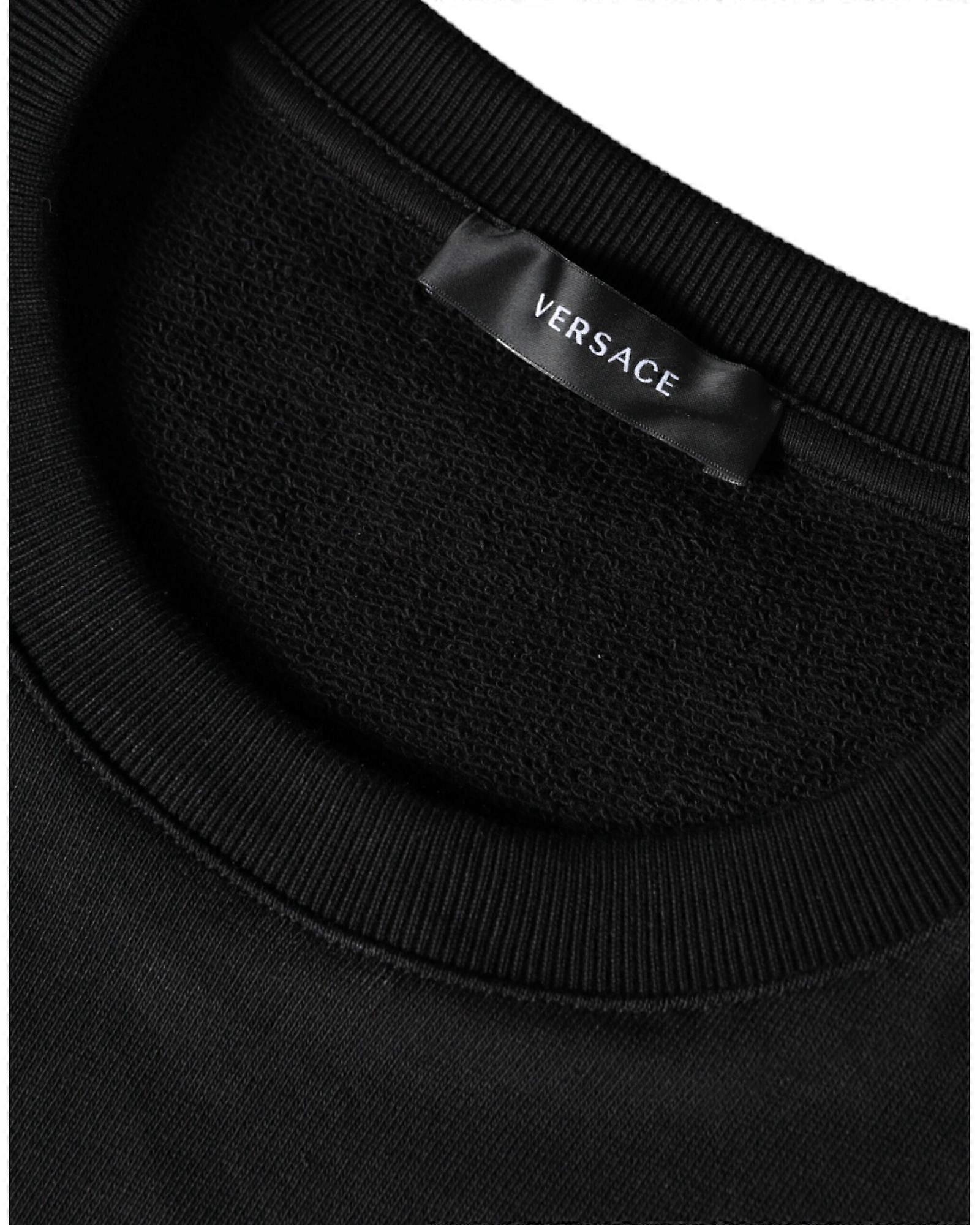 Versace Men's Medusa Crew Neck Sweatshirt Black | Fruugo UK
