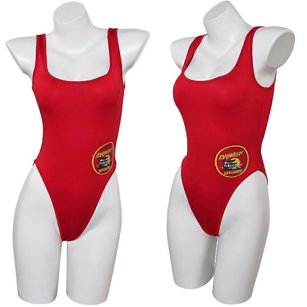 Women C.J. Parker Cosplay Fantasy Swimsuit Baywatch Costume Adult ...