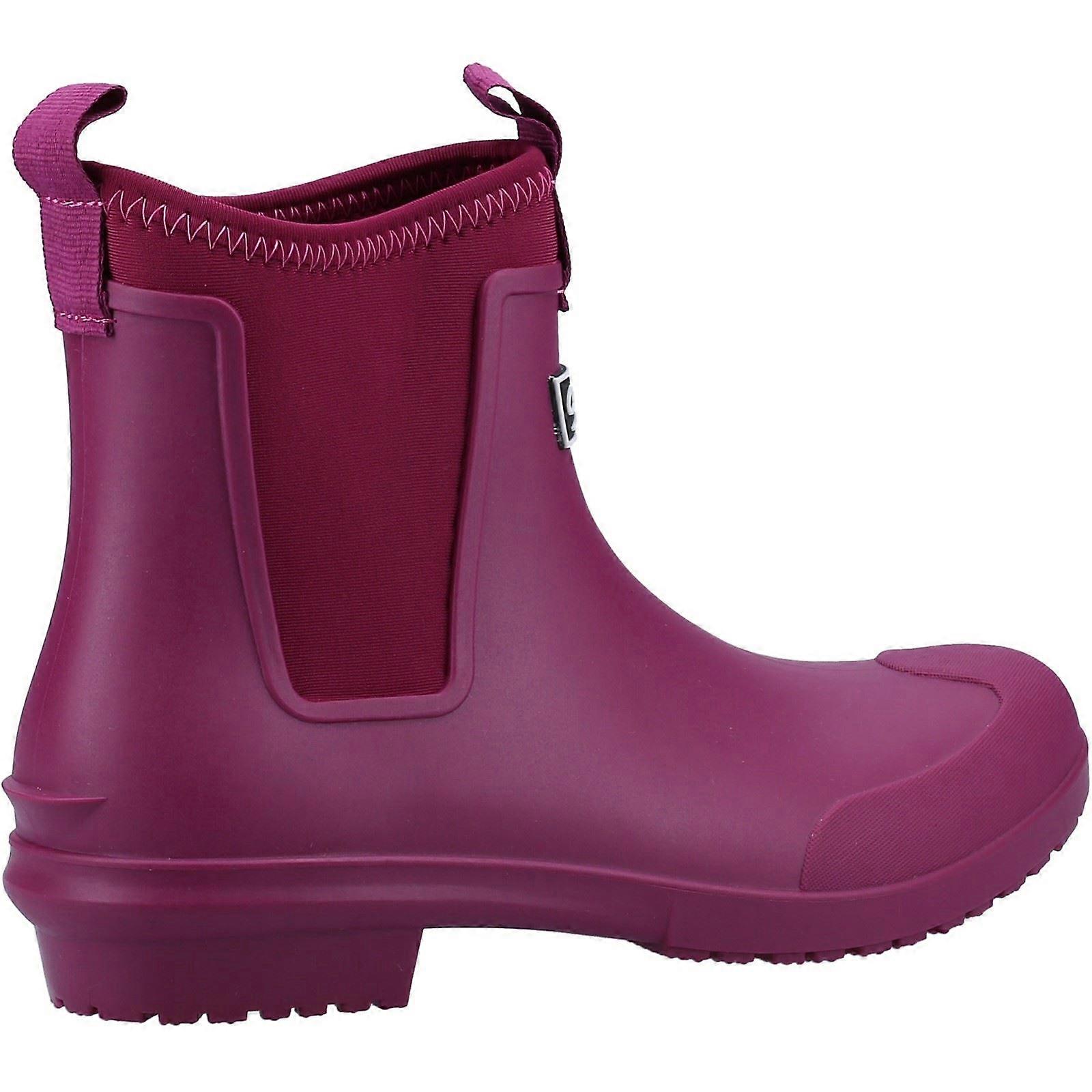 Cotswold Grosvenor TPR+Neoprene Berry Wellington Boots | Fruugo UK