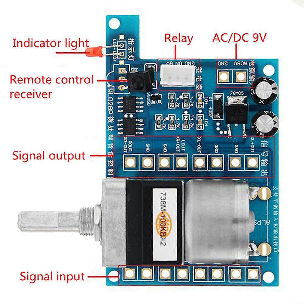 NEW 100K ALPS Remote Control Volume Motorized Potentiometer For Preamp ...