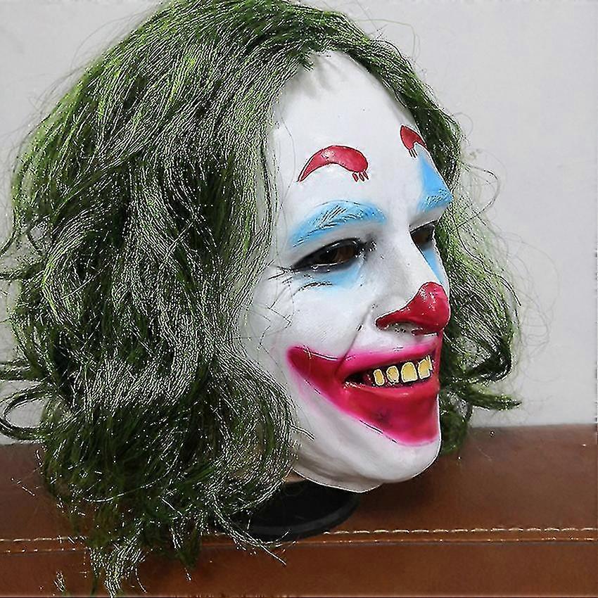 Topeng Joker Kostum Halloween Untuk Pria Dewasa Topeng Badut Topeng ...