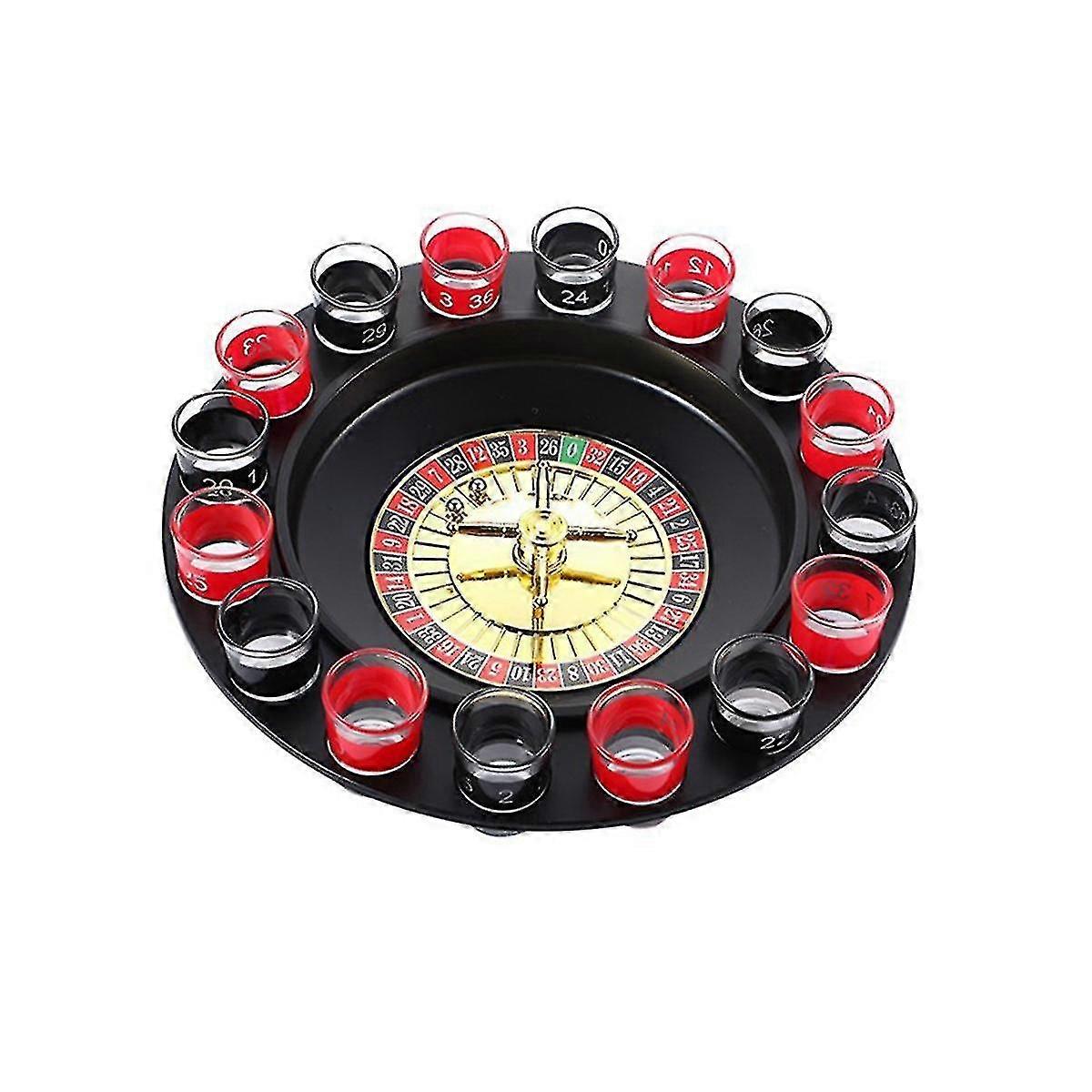 16-hole Russian Roulette Wheel Spinning Wine Glass Game Ktv Roulette ...