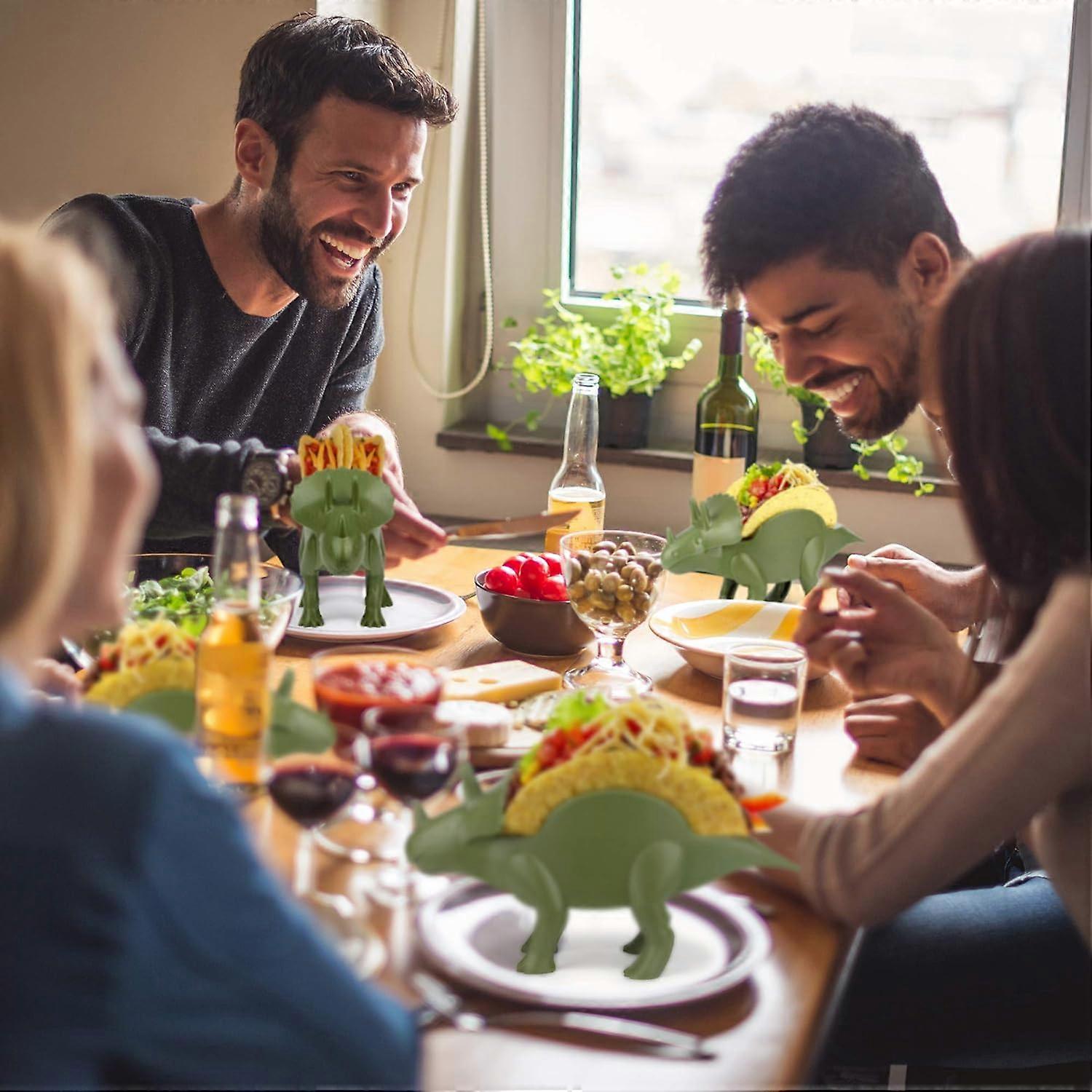 The Ultimate Dinosaur Taco Holder, Fun and Practical White Elephant ...