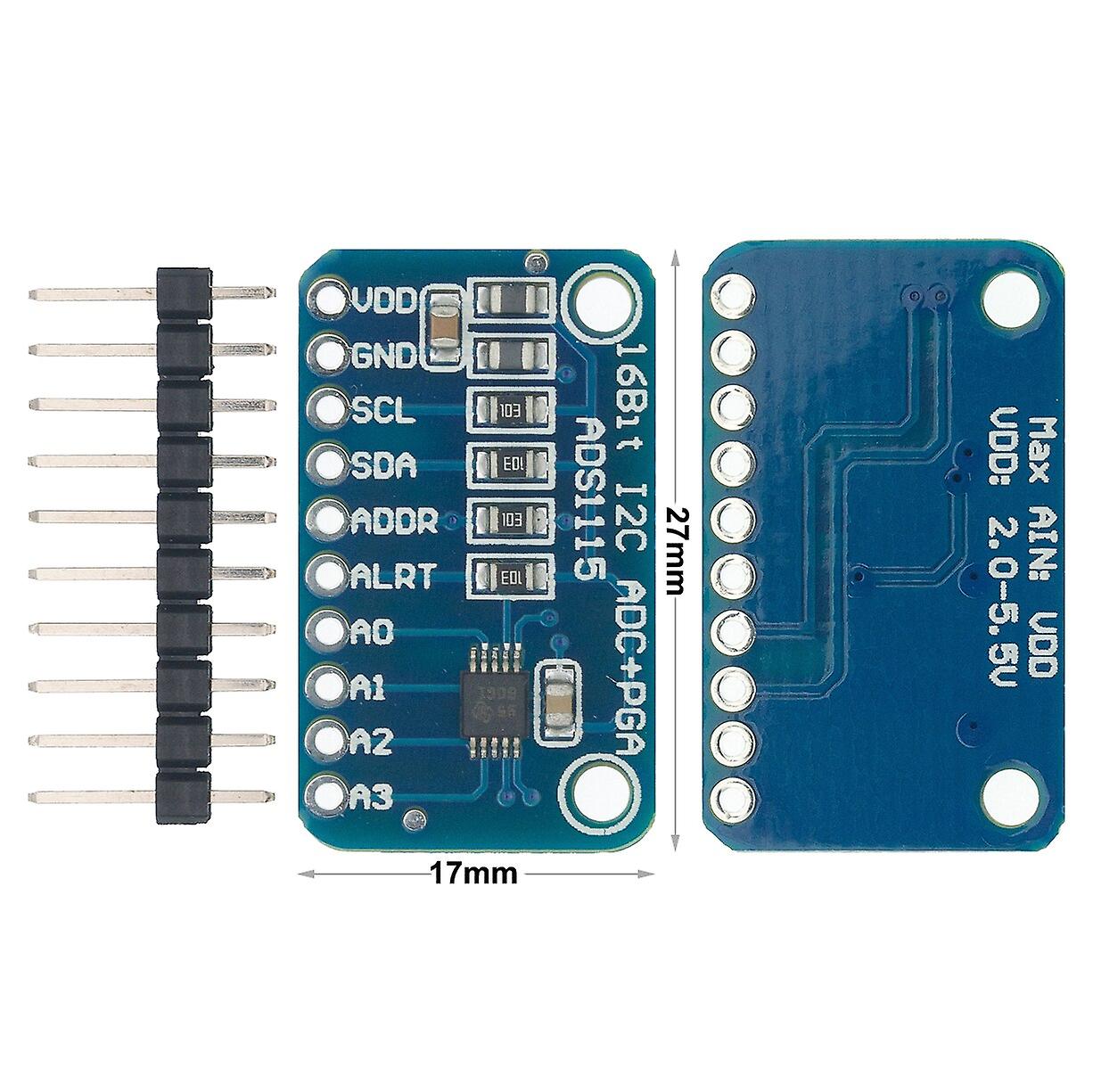 Ads1115 adc ultra-compact 16-precision adc module development board ...