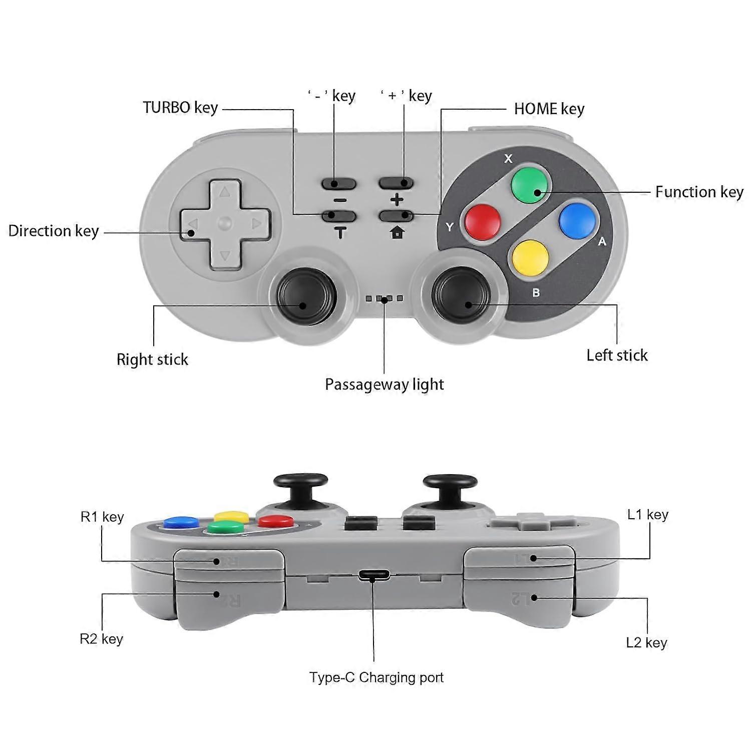 Powerlead Switch Controllers for Nintendo Switch, Wireless Switch ...