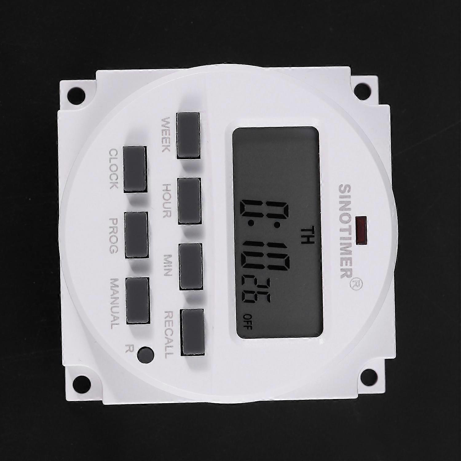 Sinotimer 220v Ac Digital 7 Day Weekly Programmable Timer Switch ...