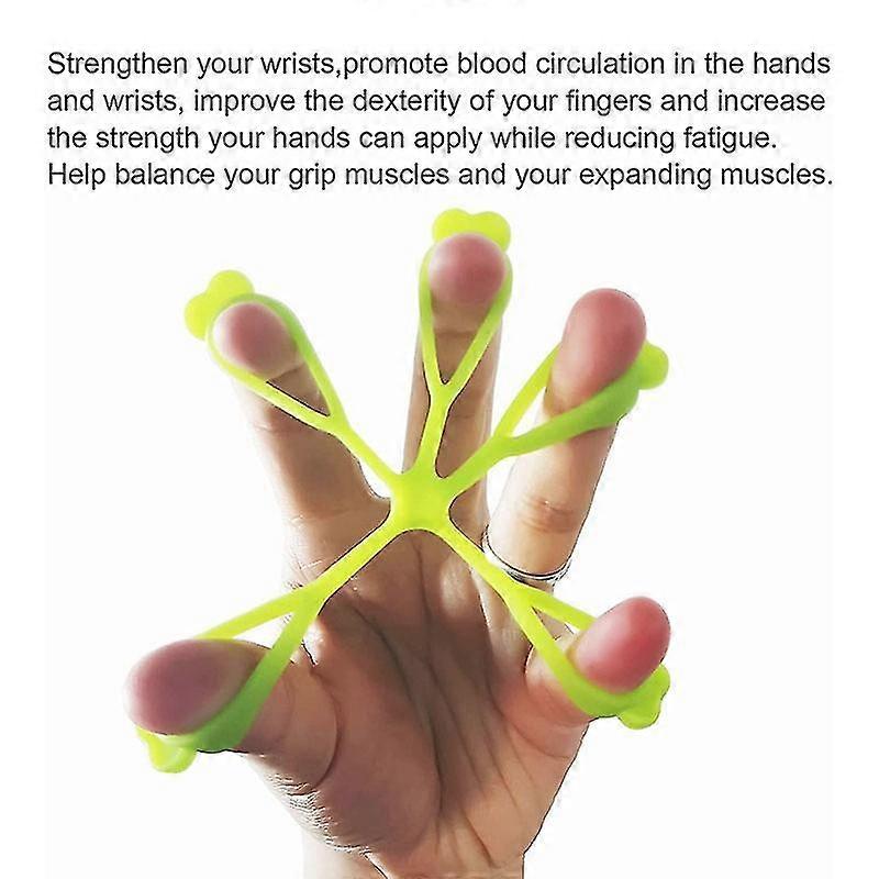 6pcs Hand Grip Strengthener,finger Extension Exerciser,grip Strength ...