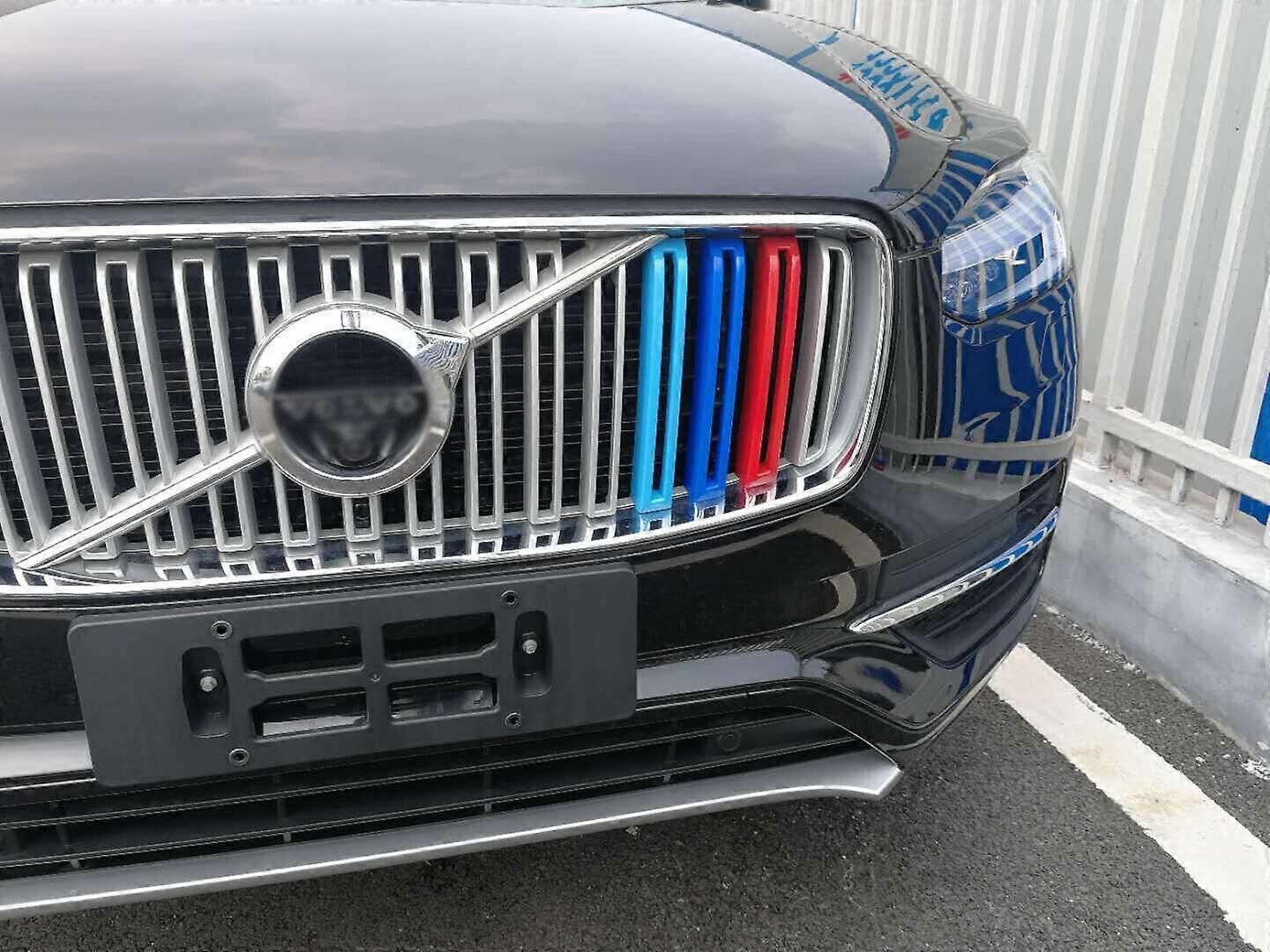 M-STYLE FRONT GRILL 3 COLOUR COVER SPORT STRIP FOR VOLVO XC90 2016-2019 ...