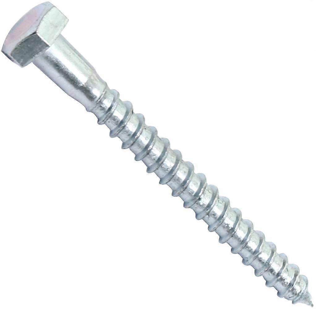 Set of 50 - Wood Screws - Lag Screw - Hexagonal Head - Hexagonal ...