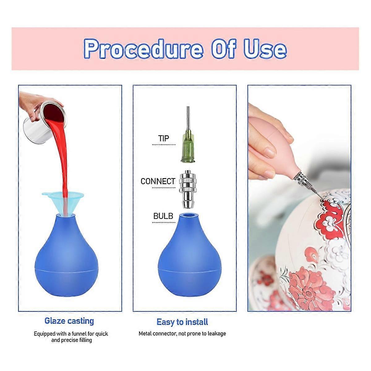 150 PCS Pottery Tools Supplies Ceramic Precision Applicator, Ceramic ...