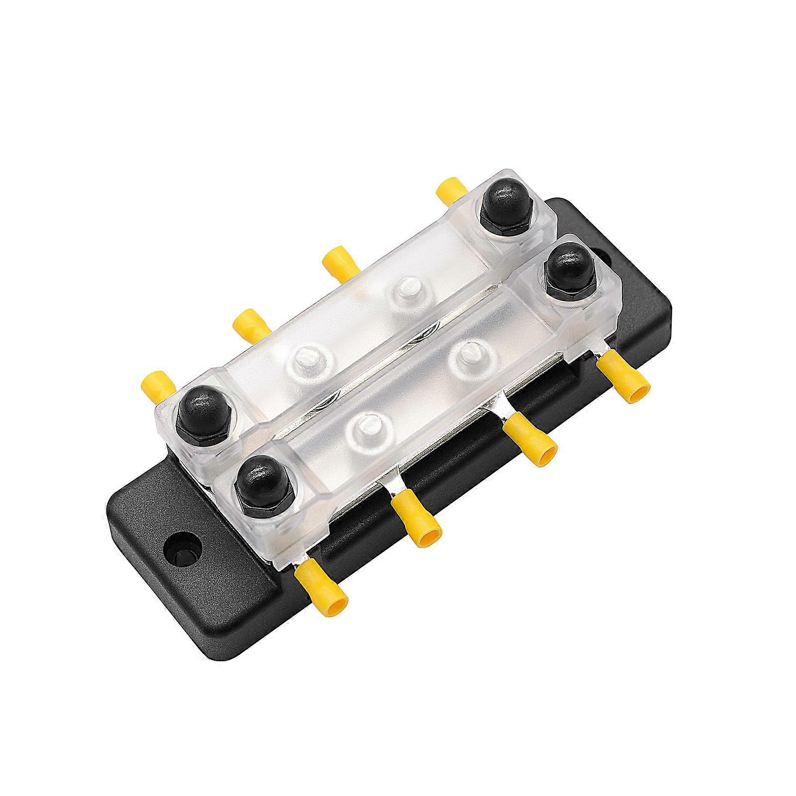 8 x M6 Terminal Bus Bar Ground Power Distribution Terminal Block Bus ...